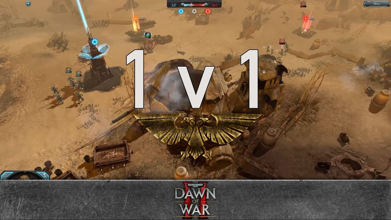 Dawn of War 2: Retribution - 1v1 | Chaos Librarian - Chaos Sorcerer [vs ...