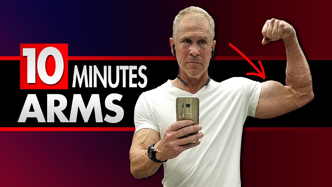 BUFF 10 Minute Arm Workout With Weights (AT HOME) - YouTube