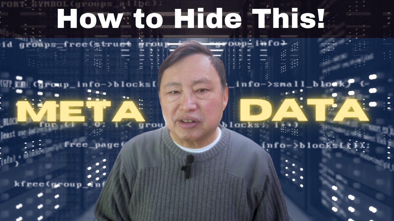 Meta Data. An Extremely Important Privacy Threat. Cant Be Ignored ...