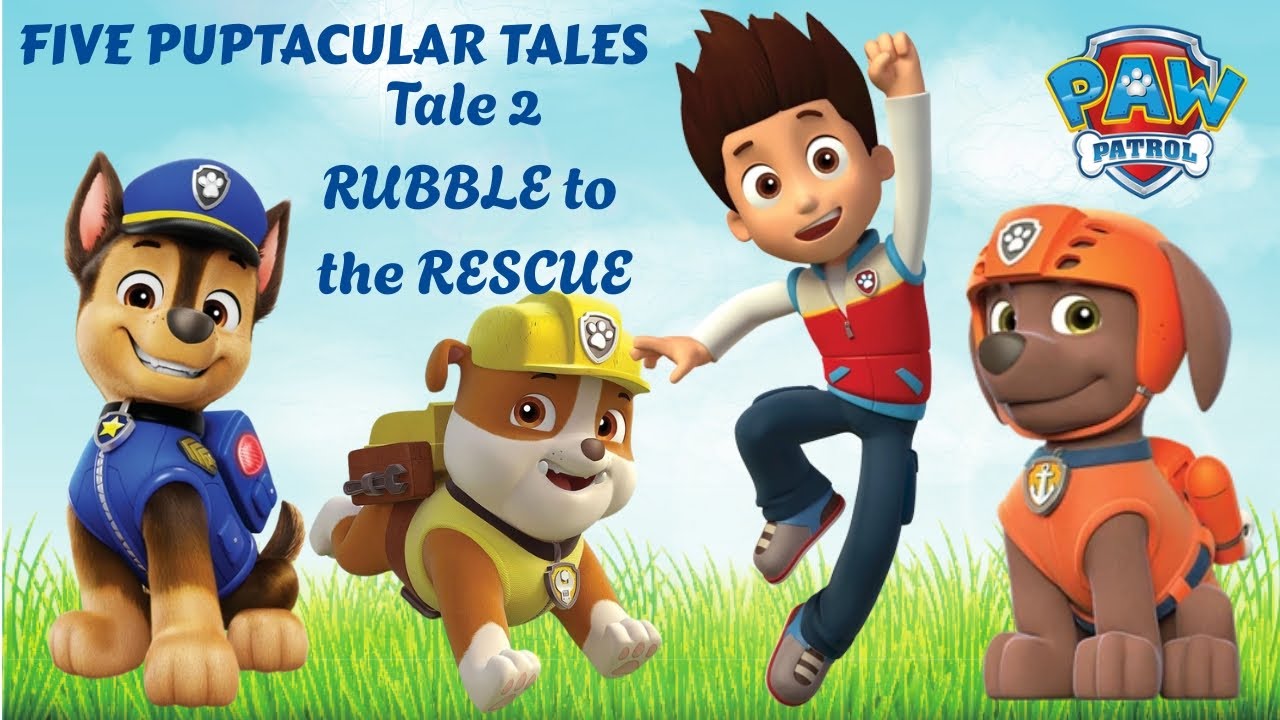 🐾🚜 Paw Patrol FIVE PUPTACULAR TALES | Tale 2: Rubble to the Rescue 🐶🛠️ ...