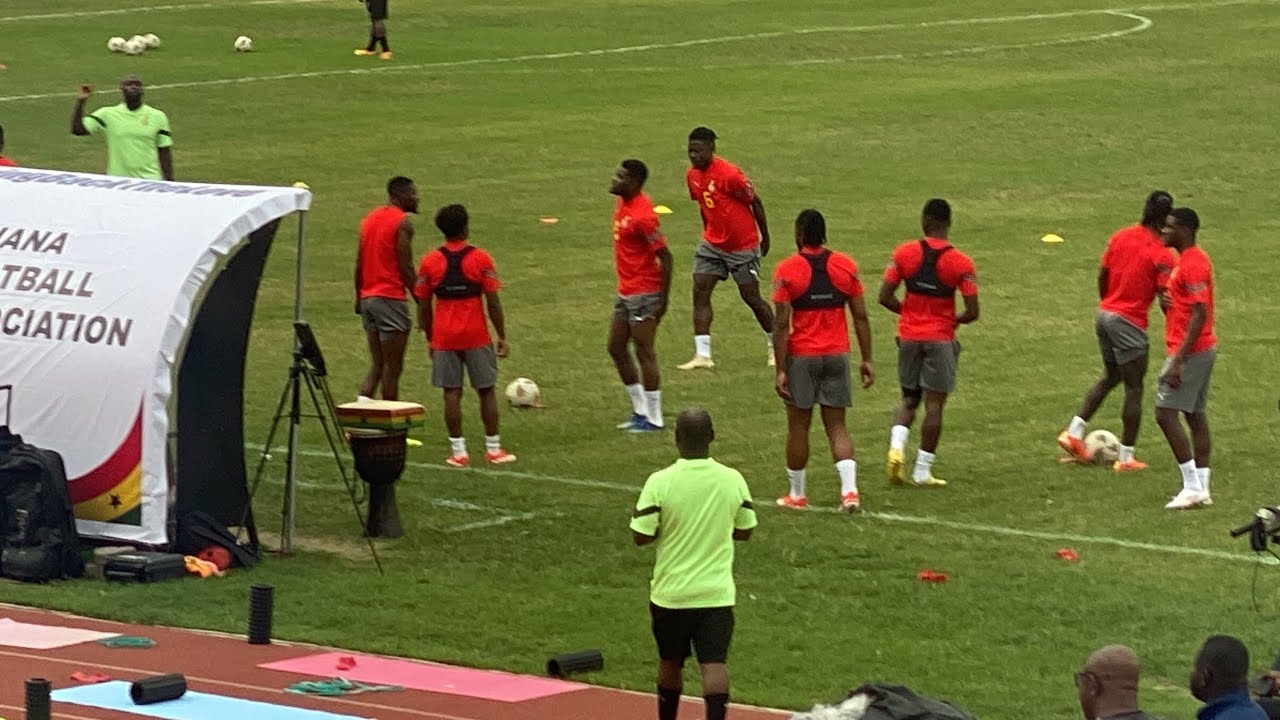 BLACK STARS FINAL TRAINING SESSION AHEAD OF CENTRAL AFRICAN REPUBLIC 🇨🇫 ...