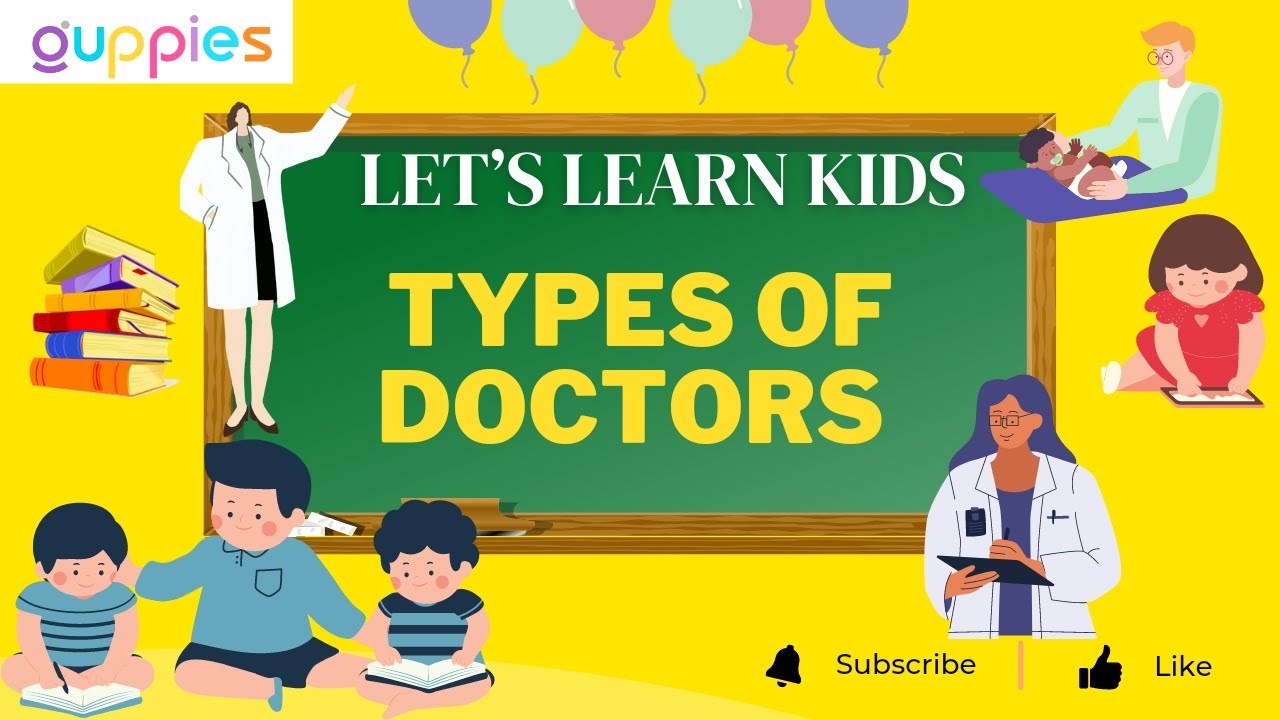 Basic types of Doctors | types of doctors for kids in english - YouTube