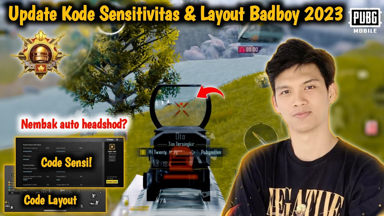 Sensitivitas Terbaik PUBG Mobile | Sensitivitas Badboy Official Pubg Terbaru 2023 + Kode Layout ...