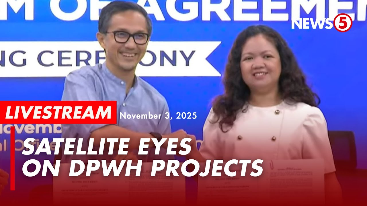 LIVE | DPWH signs memorandum of agreement with Philippine Space Agency ...