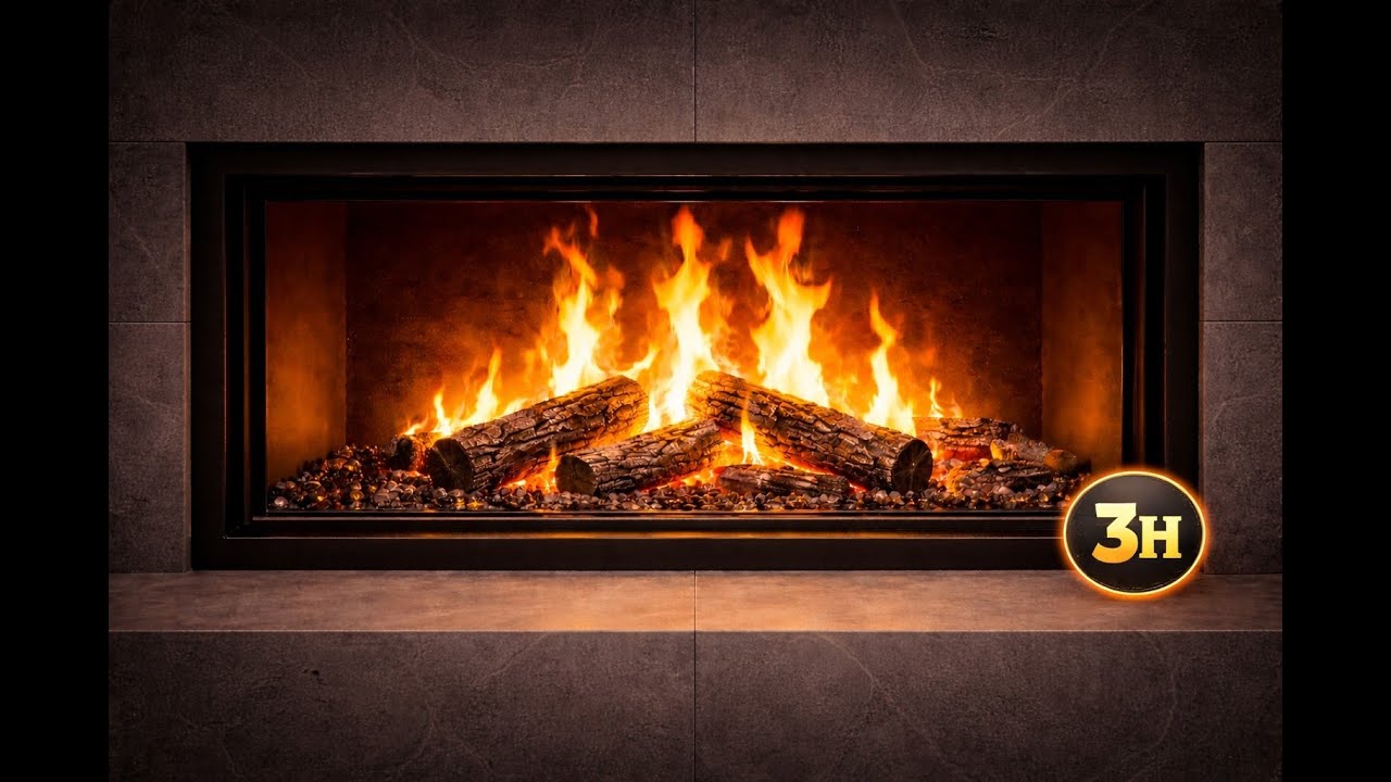 Indoor Fireplace Sounds for Relaxation Sleep and Background Listening ...