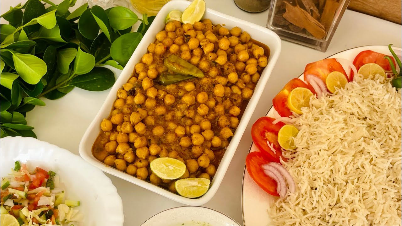 Street Style Cholay Chawal Recipe | Chole Chawal Recipe | Chana Chawal ...