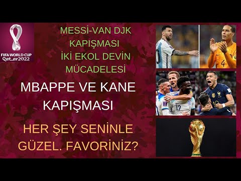 Hollanda-Arjantin dev maç| Fransa-İngiltere süper kalite | Mbappe-Kane düellosu | Çeyrek final yolu