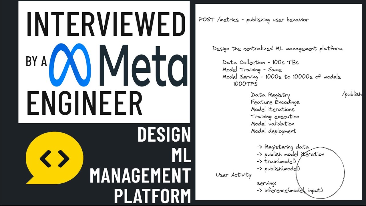 Design a Centralized ML Management Platform: System Design Interview ...