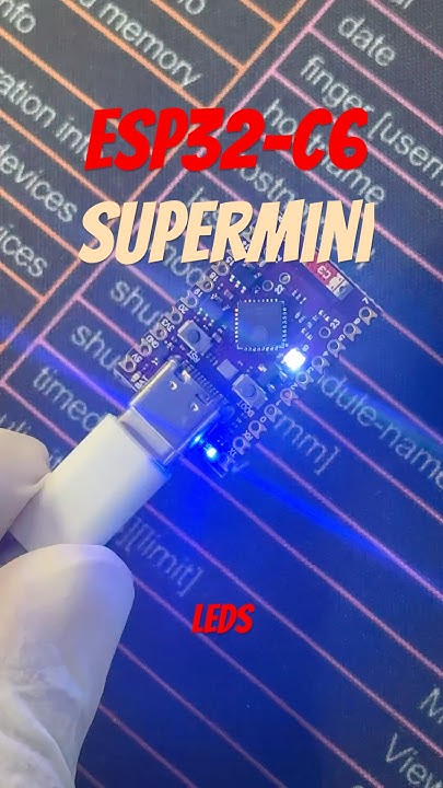 The ESP32-C6 Supermini #esp32 #wifi6 #zigbee #thread #riscv #microcontroller - YouTube