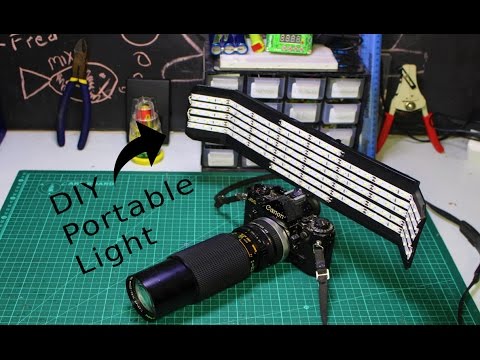 DIY Portable LED Panel - YouTube