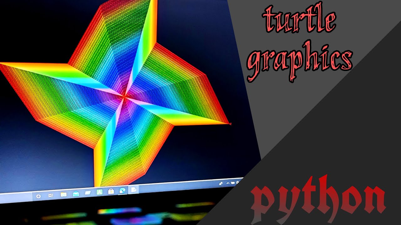 Satisfying 3d patterns in python turtle graphics | whatsapp coding status | #shorts - YouTube