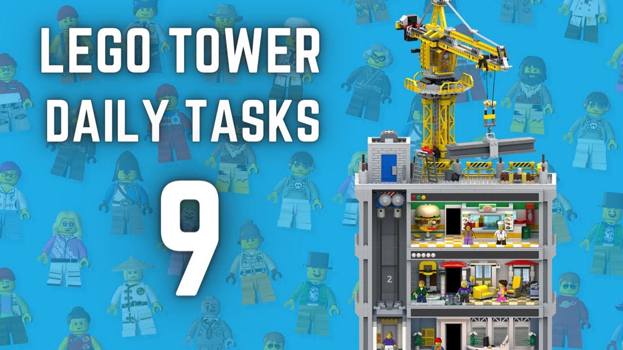 #9 Lego Tower Game Daily Tasks - YouTube