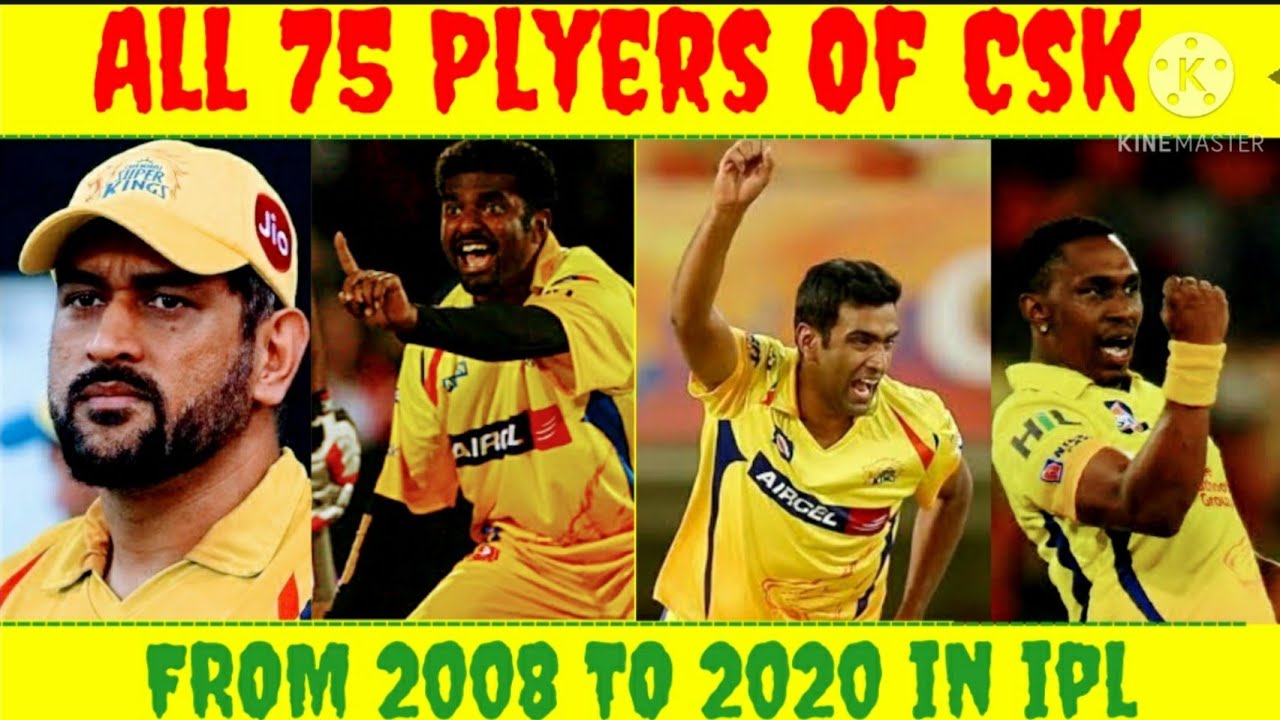 All players of chennai super kings from 2008 to 2020 in ipl | csk all ...