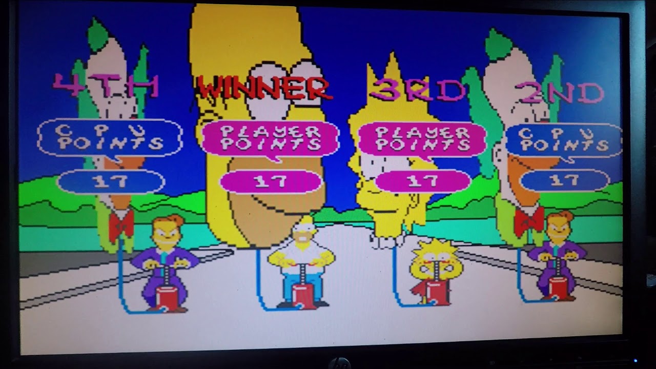 Aiden plays The Simpson’s Arcade Game - YouTube