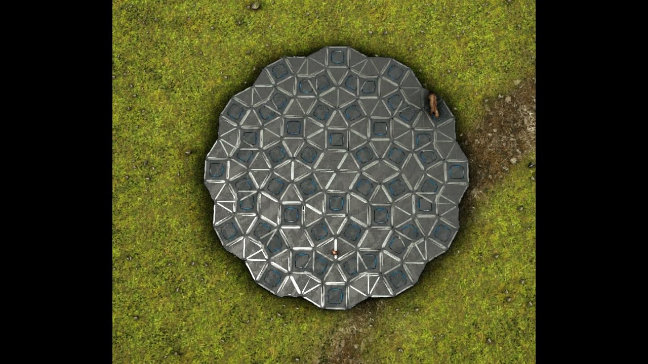 Easy 36 Sided Circle Base Layout - Ark Evolved - YouTube
