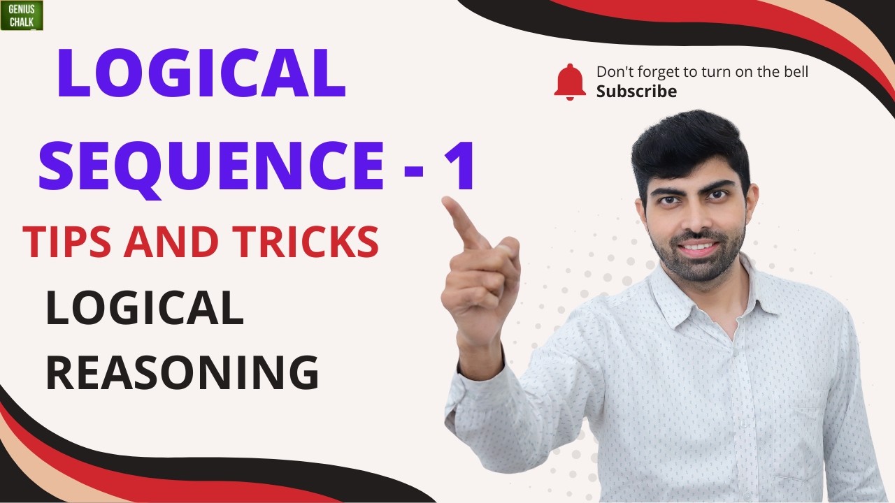 Logical Sequence Order -1 latest questions #reasoning #alphabets #ssc # ...