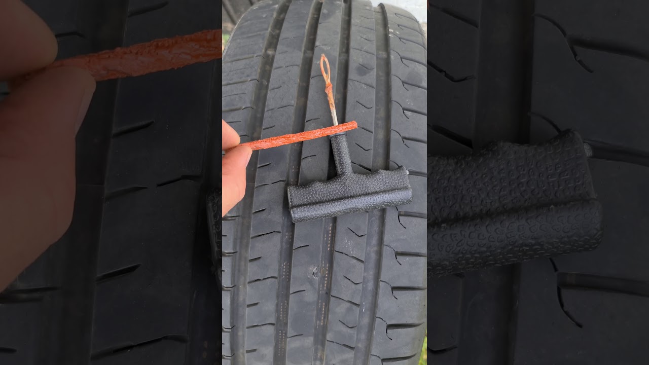 Punktering bildäck - Laga snabbt och smidigt! - YouTube