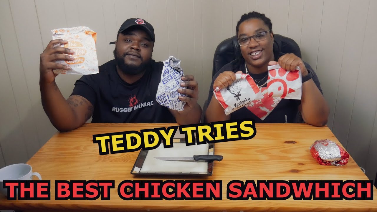 The Best Fast Food Chicken Sandwich🥪‼️- Teddy Tries - YouTube