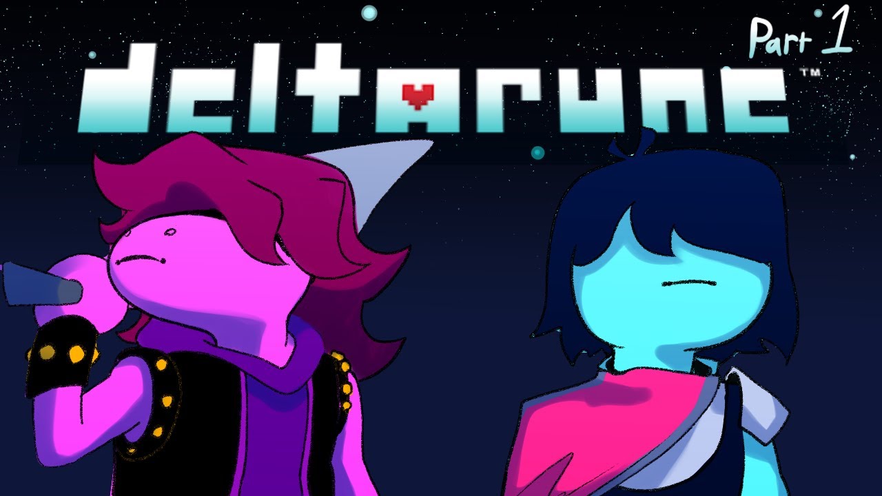 stinky boy and chalk eater in the pit of despair.. | Deltarune pt 1 - YouTube