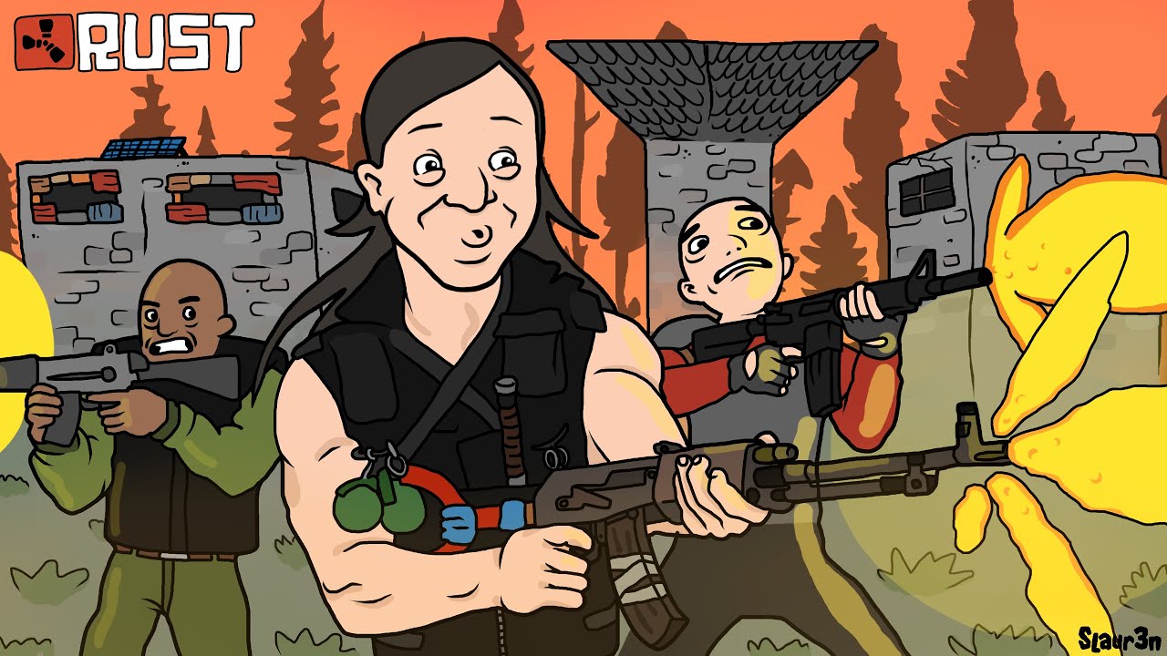 DOMINATING the CRAZIEST server in Rust as a TRIO (1/2) - YouTube