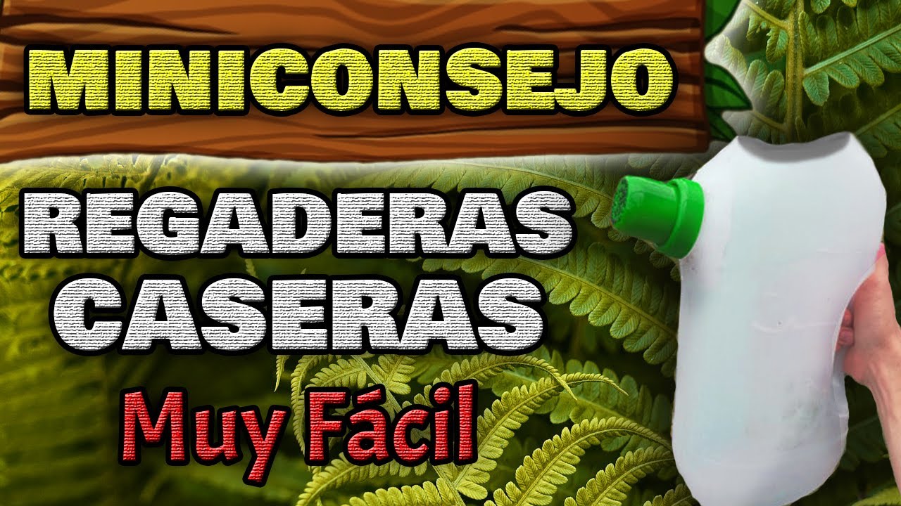 2 INCREÍBLES REGADERAS CASERAS 💦 Huerto Urbano en Casa | Reciclaje ...