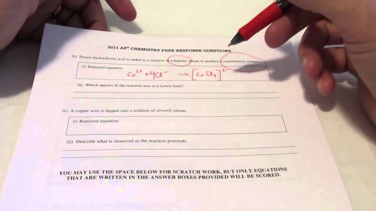 AP Chemistry Equations: A Few Examples - YouTube