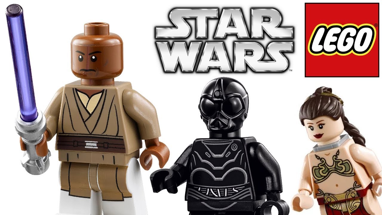 LEGO Star Wars Luke Skywalker Princess Leia CUSTOM Minifigures ...