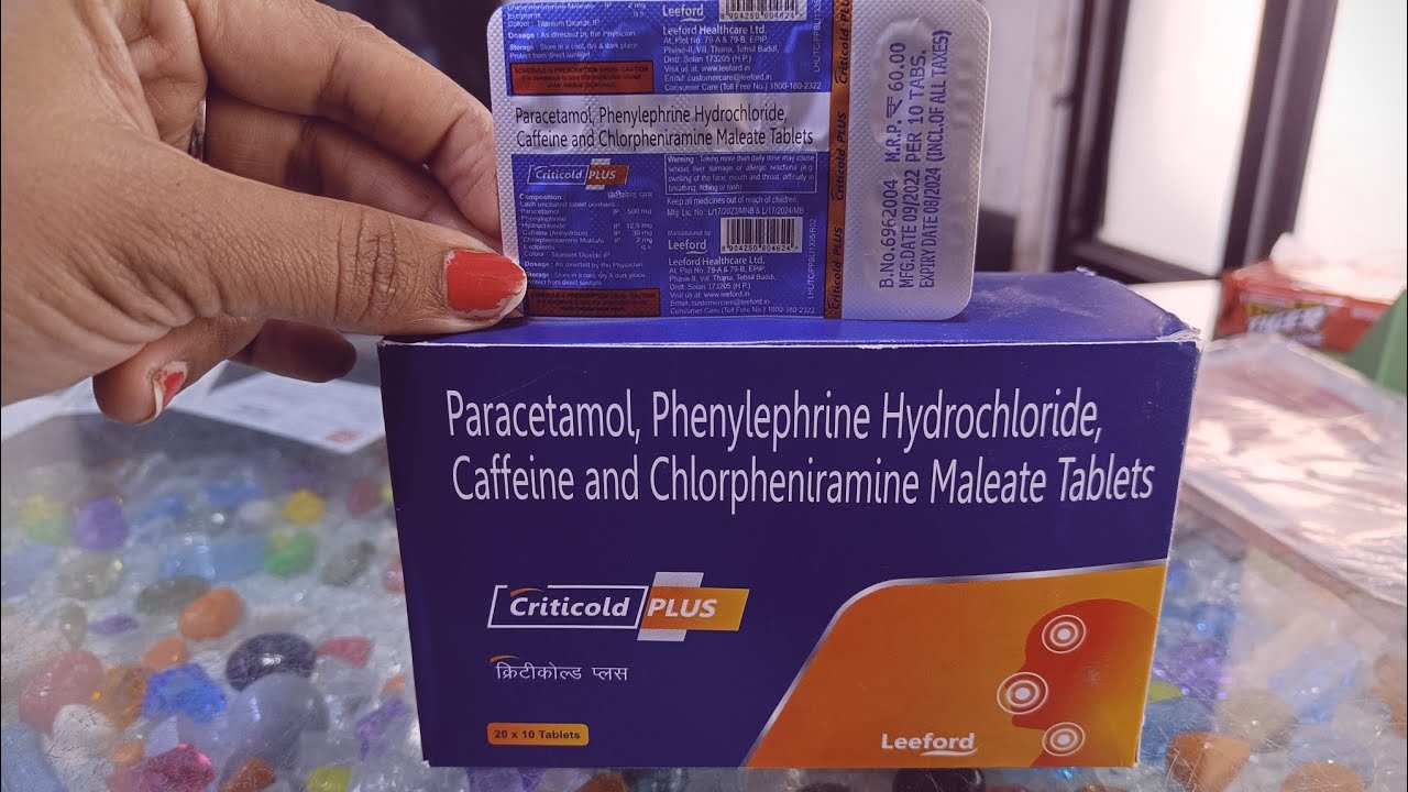 Criticold plus tablet ( use, dose, wrk, side effect ) पूरी जानकारी ...