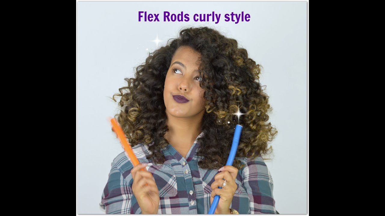 Flex Rods, no heat styling for curly, bouncy and healthy hair - YouTube