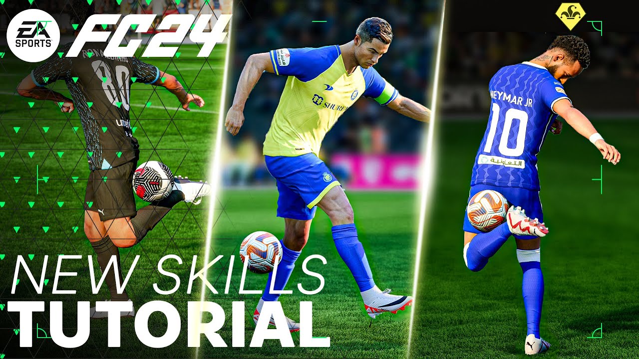 EA FC 24 ALL NEW SKILLS TUTORIAL - (All trickster skills tutorial) - PS5 and Xbox - YouTube