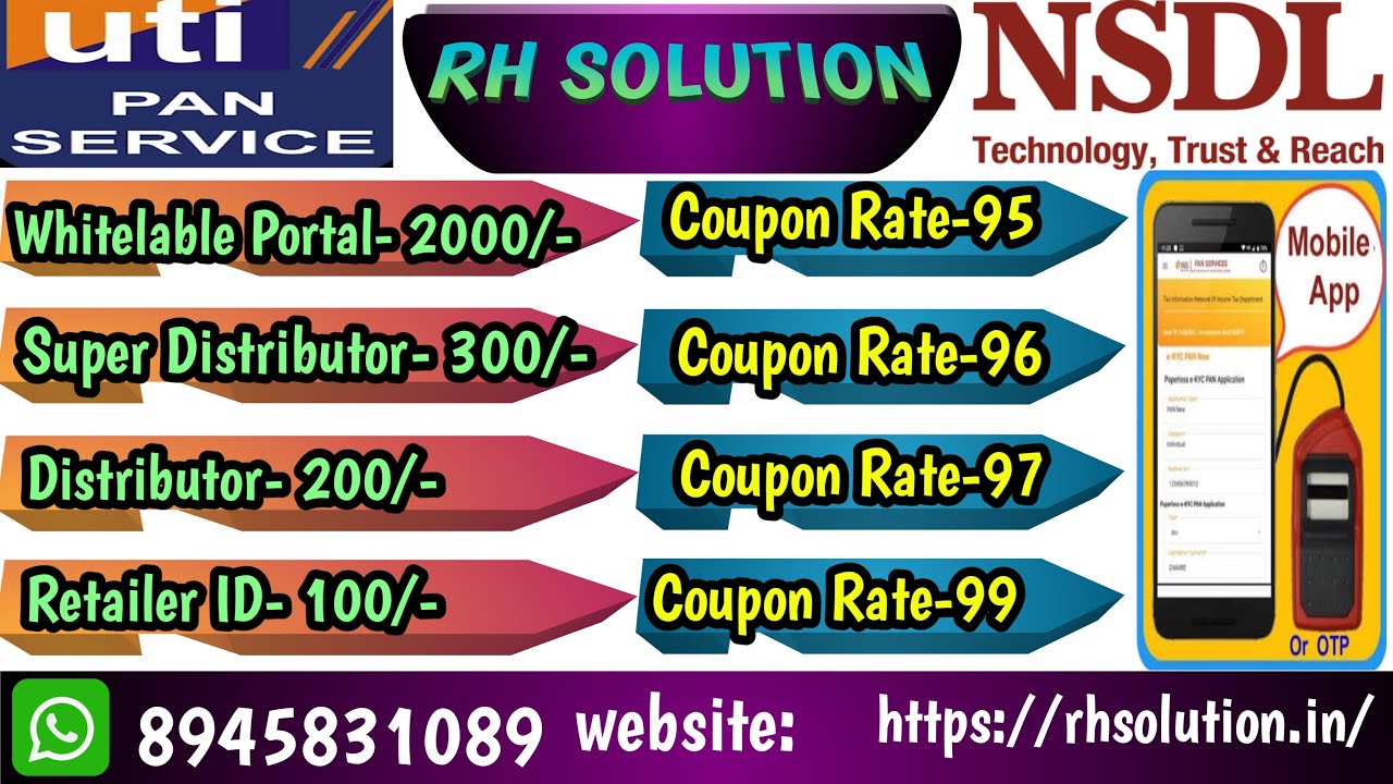 UTI Pan Card Super Distributor Training Video |NSDL Fingerprint pan ...