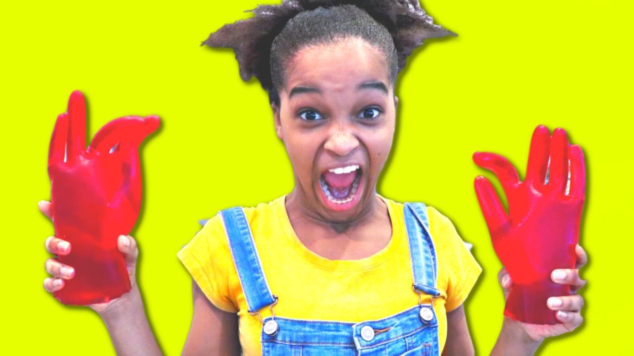 GIANT DIY GUMMY HANDS - Onyx Adventures - YouTube