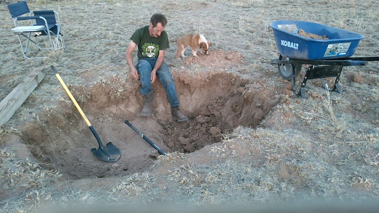 4th house dig time lapse - YouTube