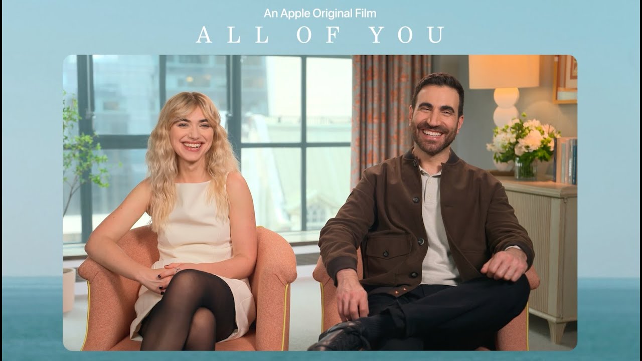 ALL OF YOU Interview Brett Goldstein & Imogen Poots on intimate scenes for romantic drama! Apple ...