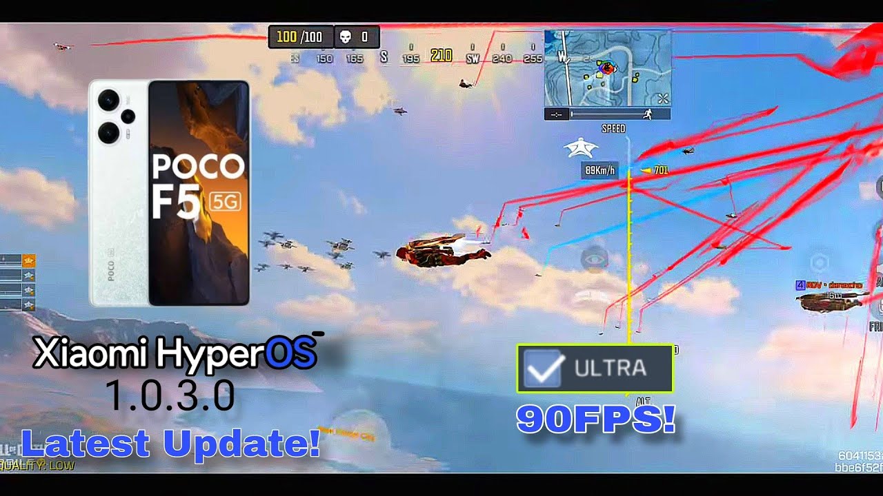 📱POCO F5 HyperOS 1.0.3.0 LATEST UPDATE GLOBAL! | LOW + ULTRA (90) FPS ...