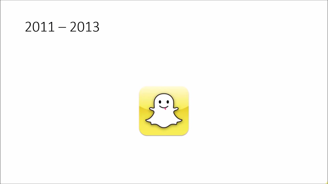 Snapchat logo evolution 2011 - 2017 - YouTube