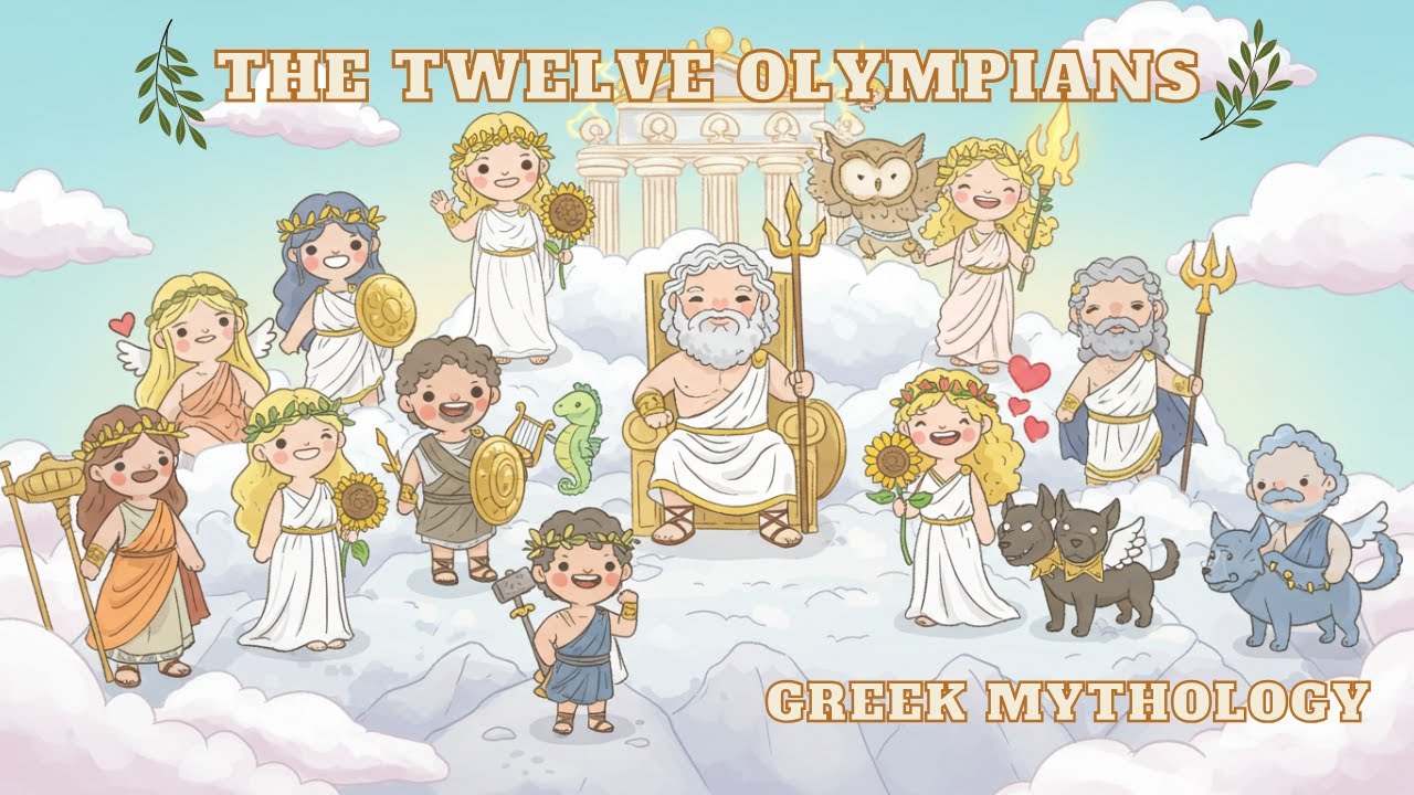 The Twelve Olympians: Gods and Goddesses of Greek Mythology - YouTube