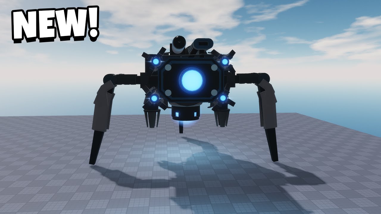 Testing New Upgraded Camera Spider Update [EPISODE 72] Toilet Roleplay ...