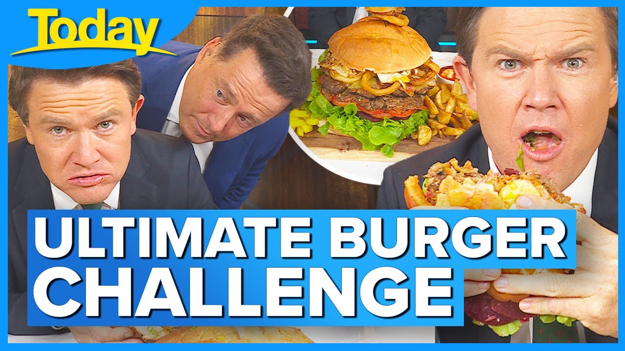 'Whopper of a challenge': Alex attempts to complete mega burger ...
