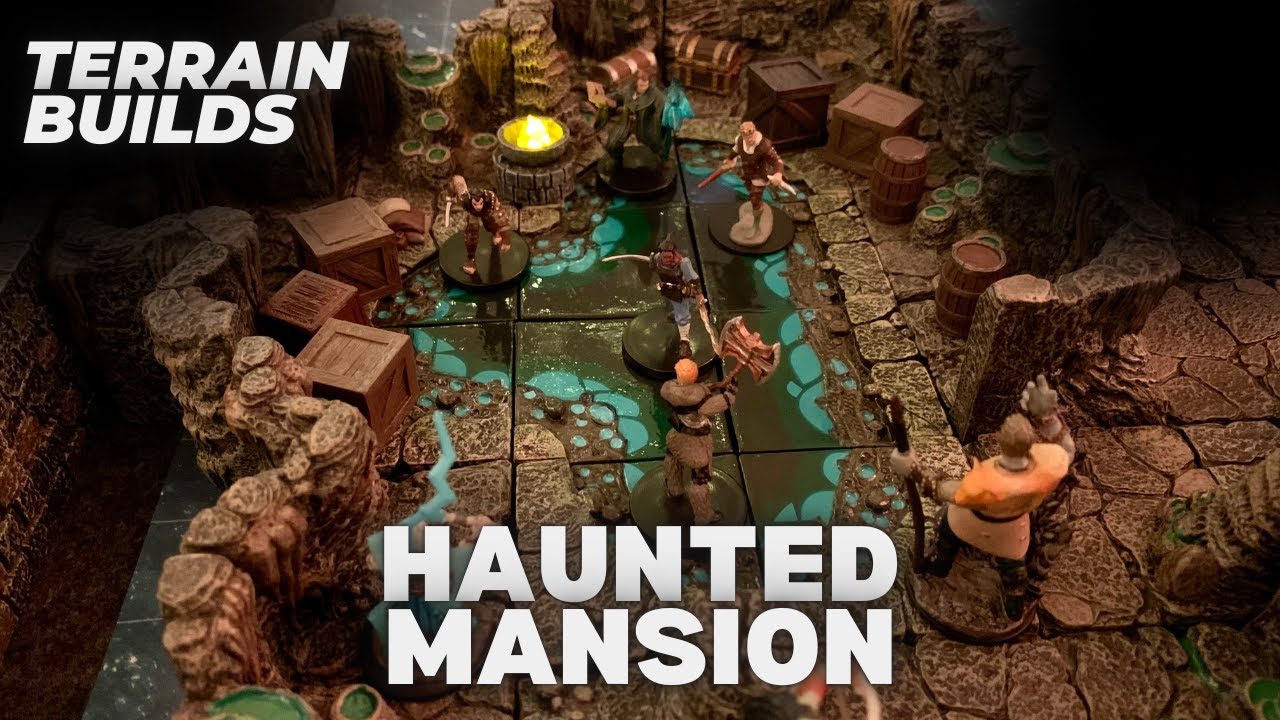 The Haunted Mansion: D&D Terrain Build - YouTube