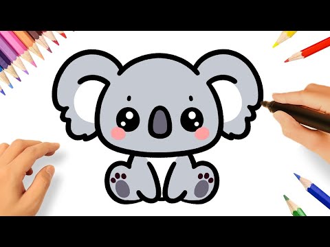 HOW TO DRAW A CUTE KOALA KAWAII 🐨