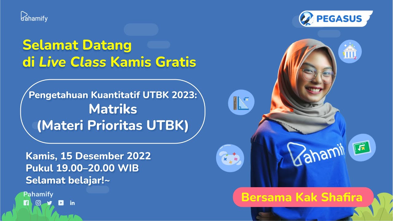 Pengetahuan Kuantitatif UTBK-SNBT 2023: Matriks (PRIORITAS dan SERING ...
