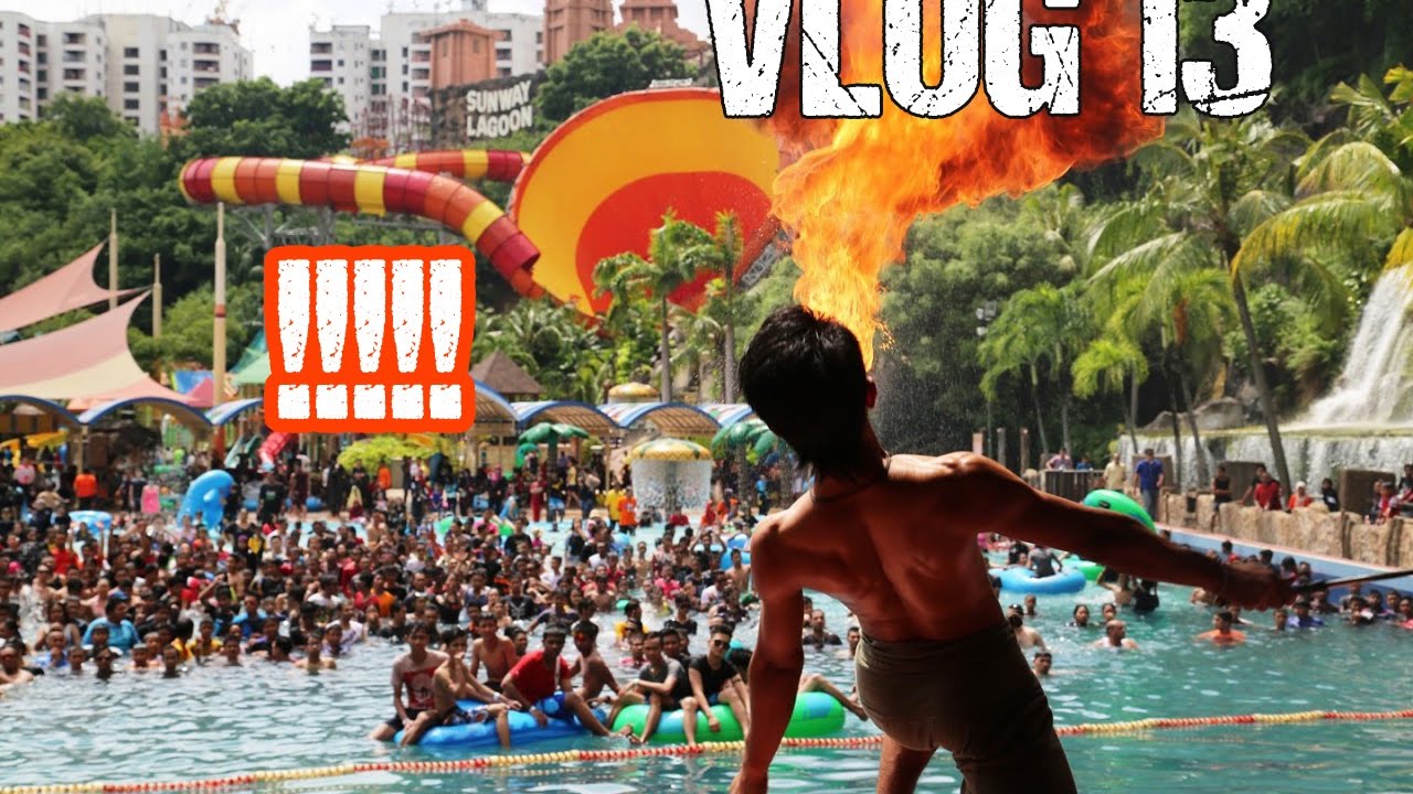من أروع ما ستشاهد في حياتك !!! Welcome To Sunway Lagoon Nabil Mazzar Vlogs 13 - YouTube