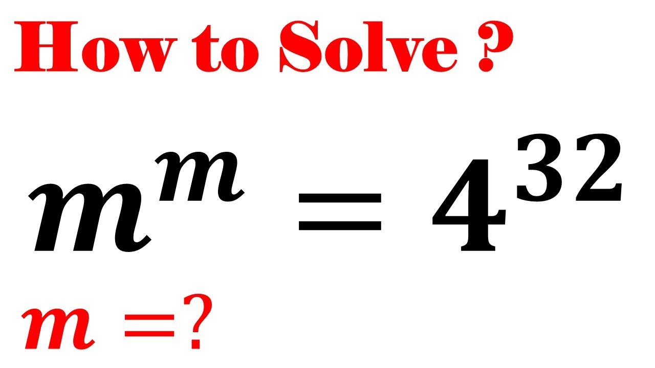 Math Olympiad Problem, A Nice Algebra Problem Solving by Math Tutor the ...