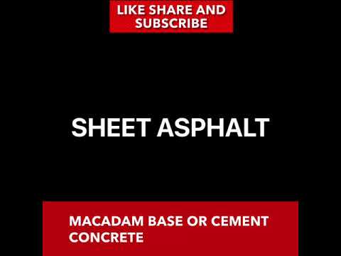 What is Sheet Asphalt? - YouTube