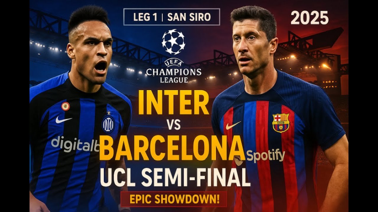 INTER vs BARCELONA | THE ROAD TO THE FINAL BEGINS! – Semi-Final Leg 1 ...
