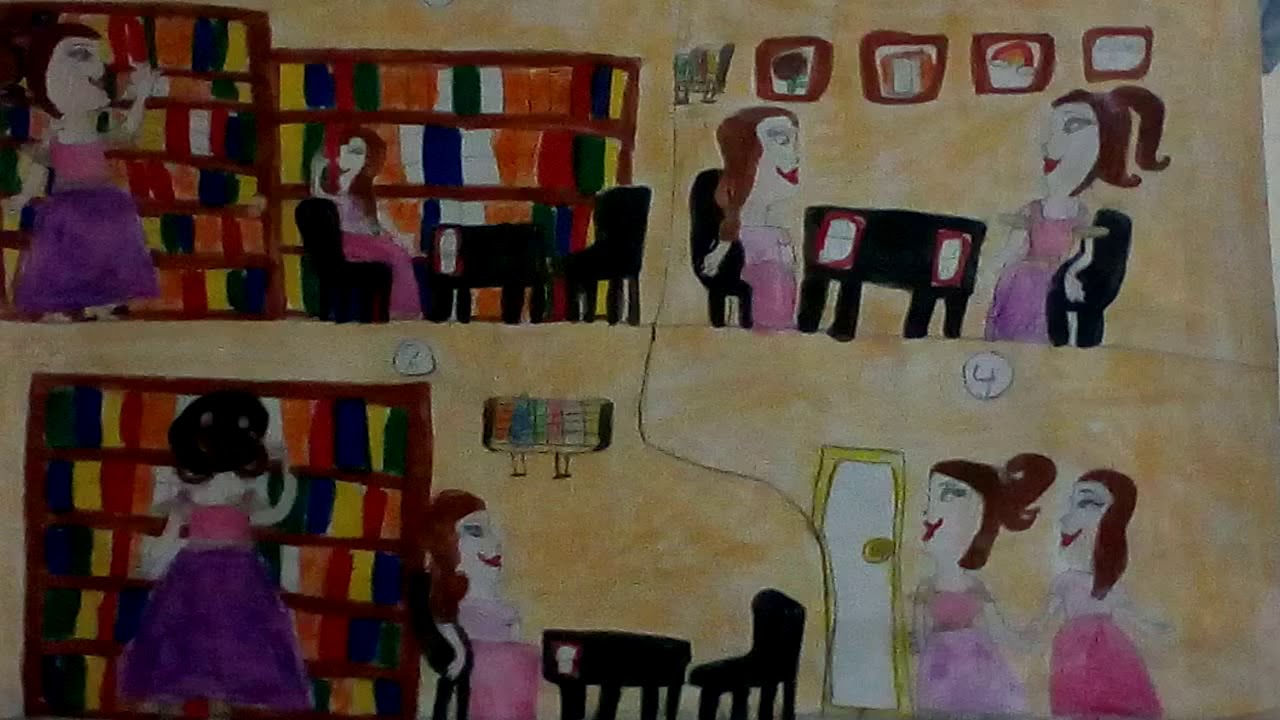 Reading a hand drawn story 1 minute ! 😮😮 - YouTube