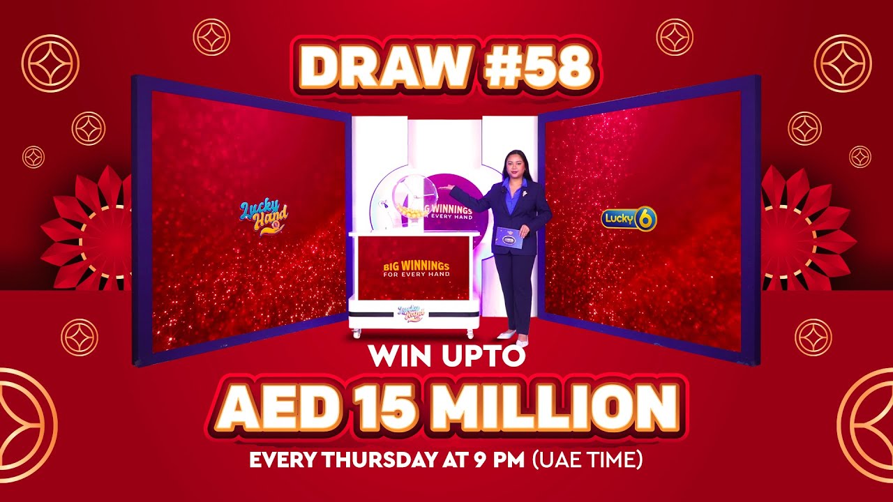 Lucky Hand | Lucky 6 Draw No. 58 | 15 January 2026 | Win Up to AED 15 ...