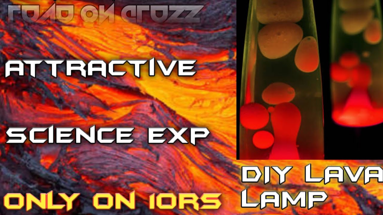 LAVA on glass effect | DIY small lava lamp | science experiment | - YouTube