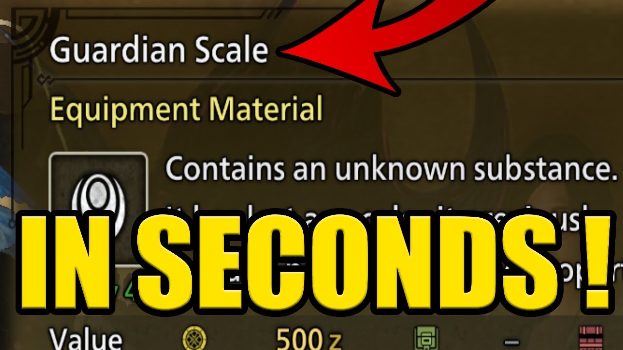 WHERE to FIND GUARDIAN SCALE in MONSTER HUNTER WILDS - YouTube